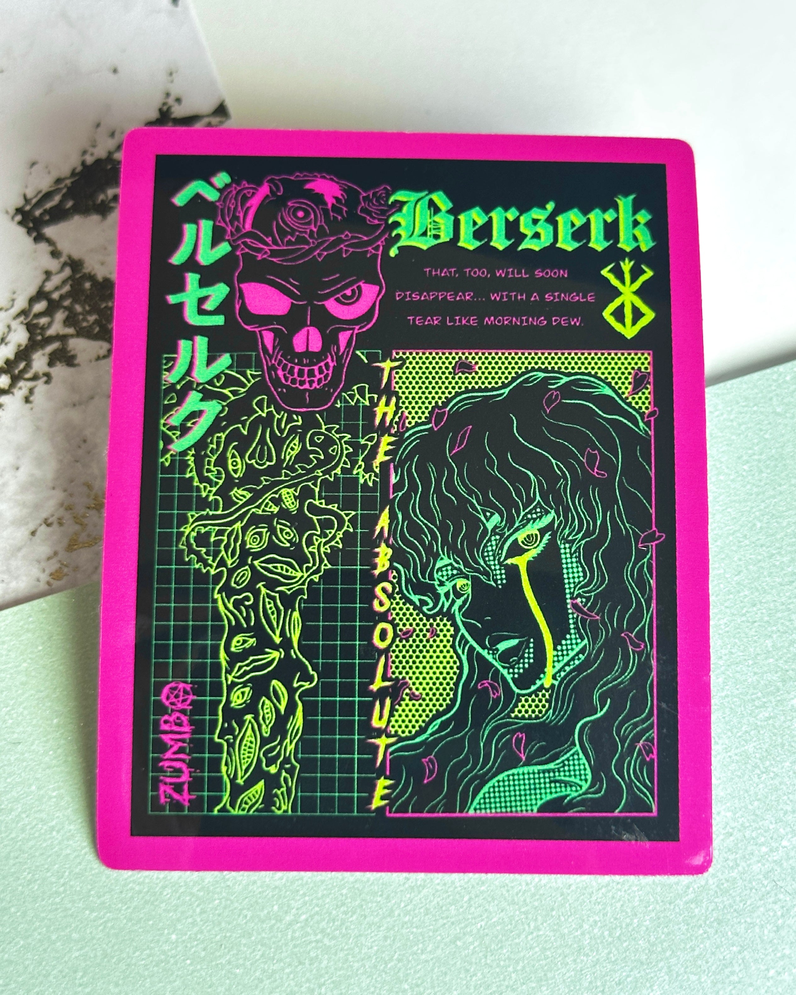 Berserk Portrait Waterproof Sticker – by Zumbo